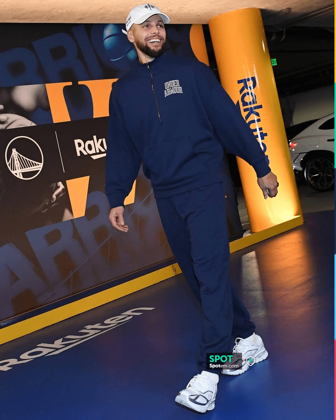 Under Armour HOVR Apparition White Silver porté par Stephen Curry sur ...