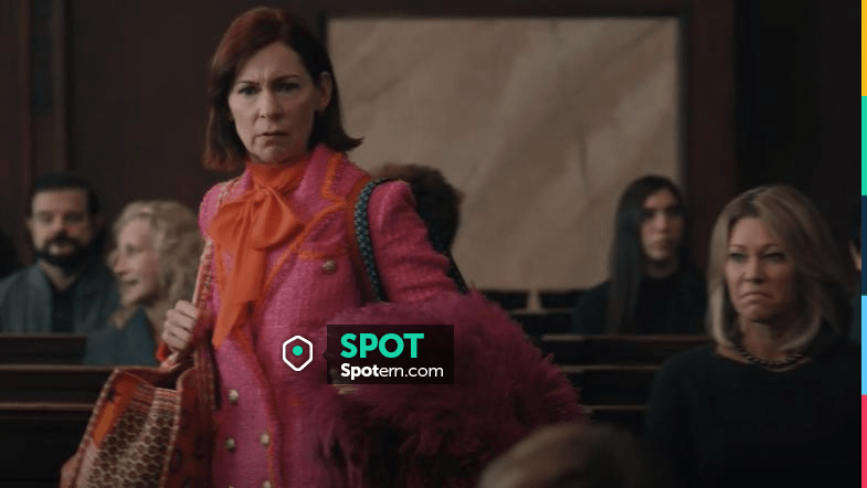 L'Agence Alectra Tweed Jacket in Rhodamine/Orange Glow worn by Elsbeth ...