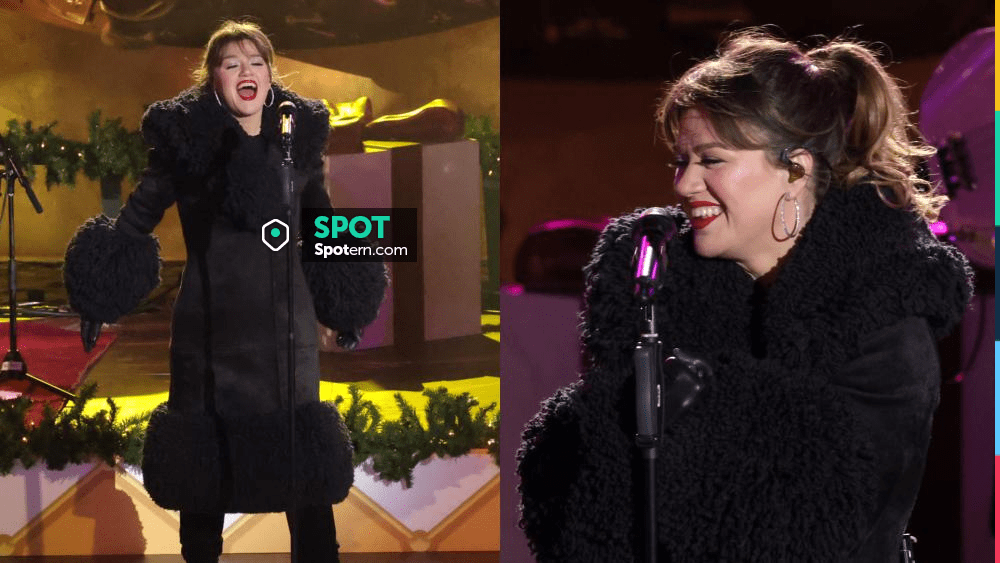 Kelly Clarkson wears black fur coat for NBC’s Christmas in Rockefeller ...