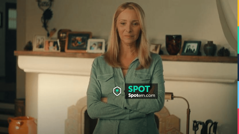 James Perse Ribbed Surplus Button Down worn by Lydia Morgan (Lisa ...