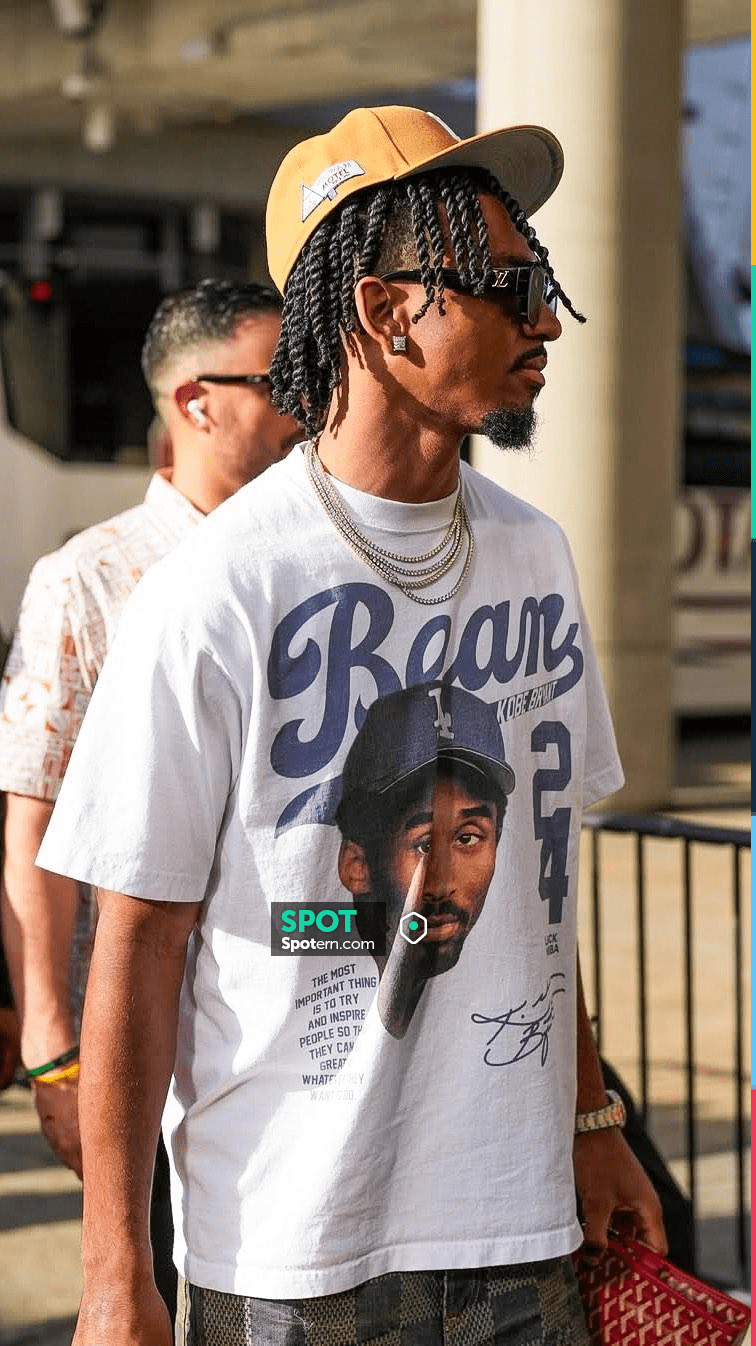 Merch Los Angeles Dodgers Kobe Bryant White Bean T Shirt worn by Jayden ...