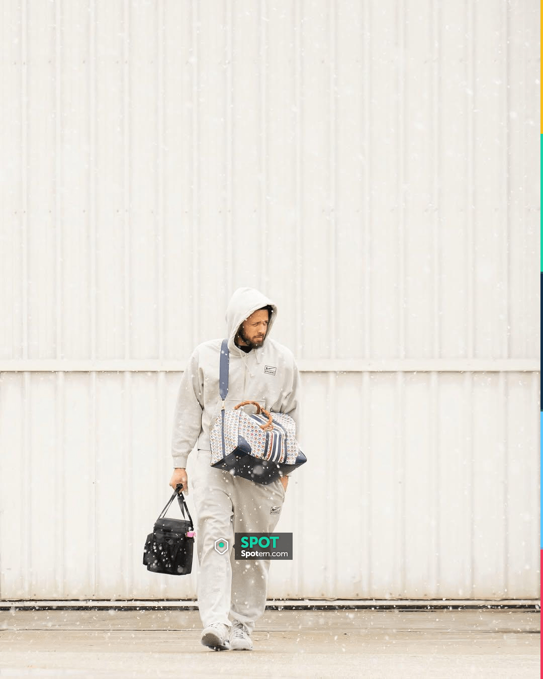 Nike x Stussy Grey Heather Sweatpants worn by Cade Cunningham on the Instagram account ...