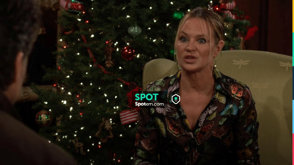 Alice + Olivia Eloise Shirt worn by (Sharon Case) as seen in The Young ...