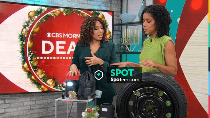 J. Crew Velvet Button-front Vest in Old Forest worn by Gabrielle Kerr ...