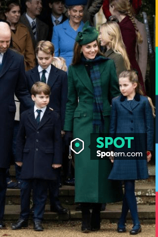 Cornelia James Alice Black Merino Wool Glove worn by Kate Middleton on ...