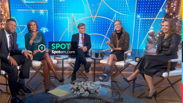 Chiara Boni La Petite Robe Malila Dress worn by Robin Roberts as seen ...