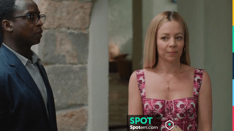 Dolce & Gabbana Majolica-Print Cotton Midi Dress worn by Rose Defoe ...