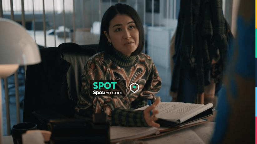 Farm Rio Pineapple Ikat Green Sweater Pineapple Ikat Green Sweater worn ...