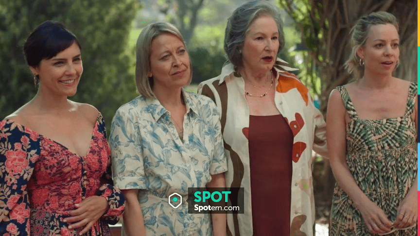 Sandro Josephina Floral-Print Woven Midi Dress worn by Hannah Stern ...