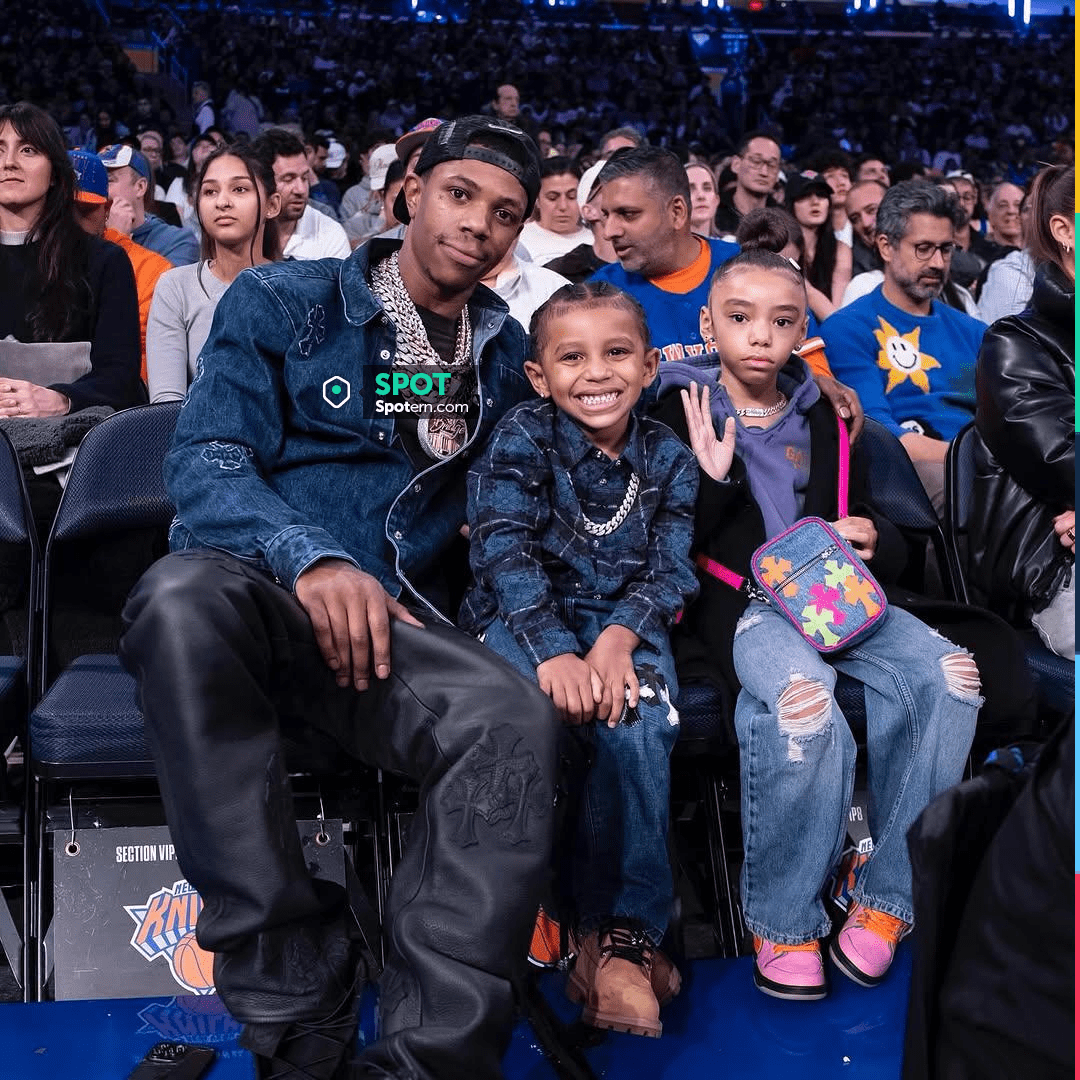Chrome Hearts Deep Blue Denim Cross Patch Shirt worn by A Boogie wit da ...