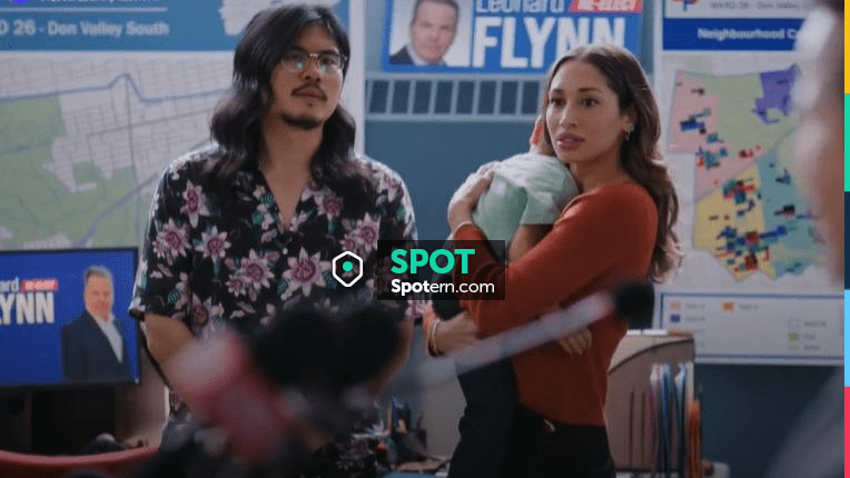 Simons Exotic Pattern Camp Shirt Comfort Fit worn by Jean-Luc (Julius ...