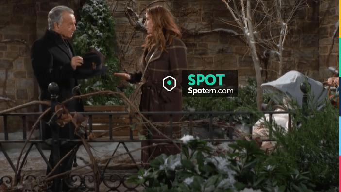 Dkny Belted Wing-Collar Maxi Coat in Bitter/Camel worn by Mariah ...