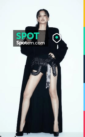 Alexander McQueen Wool and Cashmere Coat worn by Jennie Kim at ...