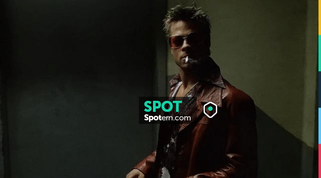 Red leather jacket Tyler Durden (Brad Pitt) in Fight Club | Spotern