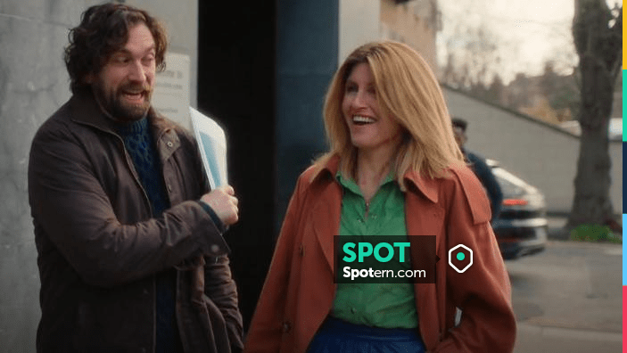 Sezane Scott Trench Coat worn by Eva Garvey (Sharon Horgan) as seen in ...