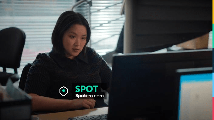 COS Pointelle-Knit Cardigan worn by Una Houli­han (Thad­dea Gra­ham) as ...