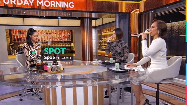 Zara Long Printed Shirt worn by Shanelle Kaul as seen in CBS Mornings ...