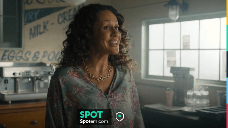 Zara Floral Print Shirt worn by Monica Hill (Samora Smallwood) as seen ...