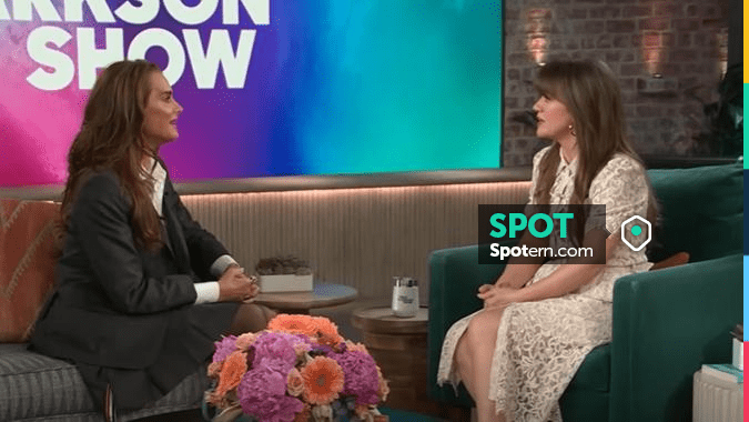 Generation Love Claudia Belted Lace Midi-Dress worn by Kelly Clarkson ...