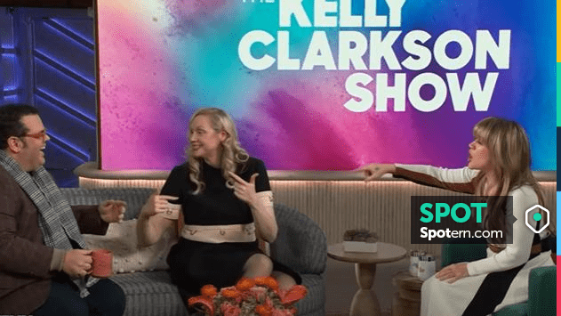 ME+EM Contrast Panel Fit And Flare Maxi Dress worn by Kelly Clarkson as ...