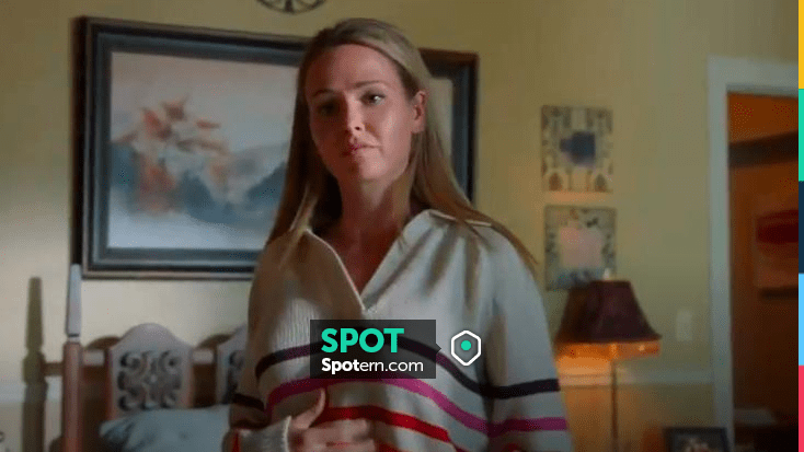 Marine Layer Claire Sweater worn by Lyla Novak (Jocelyn Hudon) as seen ...