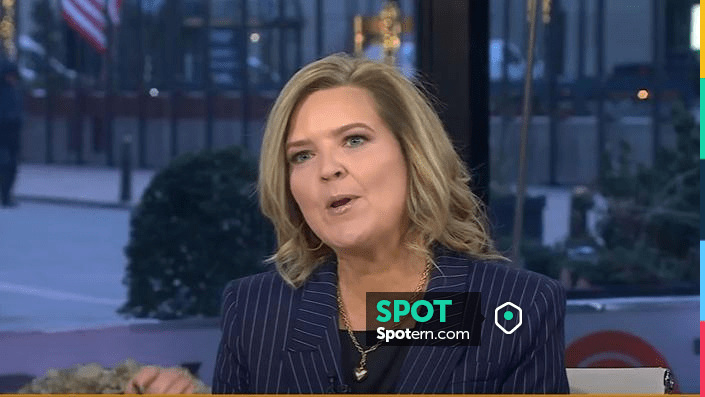 J. Crew Vivienne Blazer worn by Christine Romans as seen in Today on ...