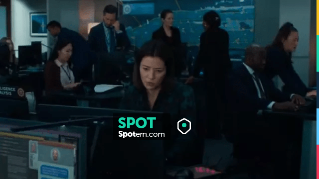 GAP Linen Boyfriend Shirt worn by FBI Analyst Elise Taylor (Vedette Lim ...