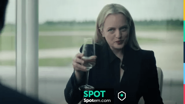 Vince Classic Silk Shirt worn by Imogen Salter (Elisabeth Moss) as seen ...