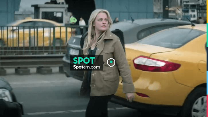 Lands End Cotton Hooded Jacket with Cargo Pockets worn by Imogen Salter ...