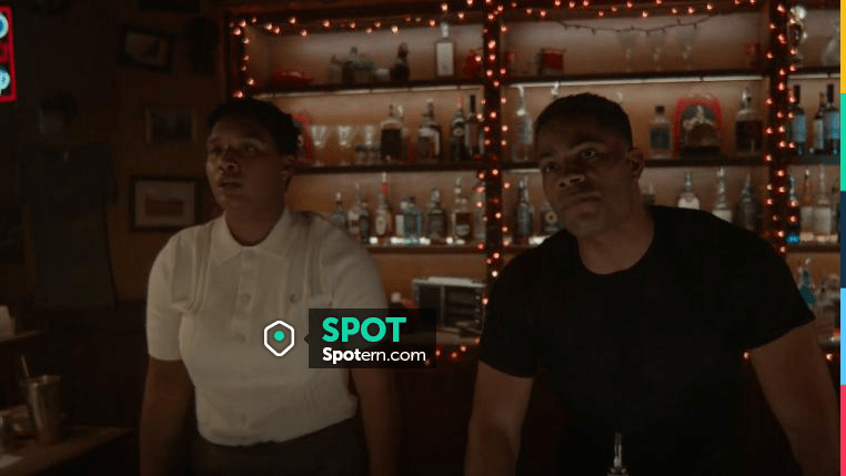 Fred Perry Button Through Knitted Shirt worn by Eve Edwards (Jules ...