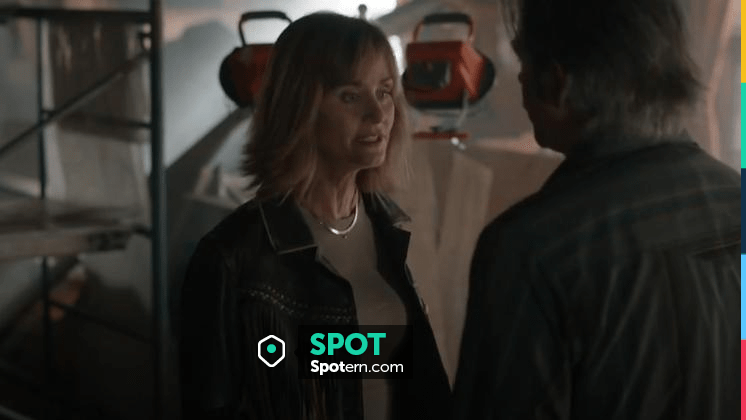 Scully Embroidered Fringe Jacket worn by Sharon Leone (Diane Farr) as ...