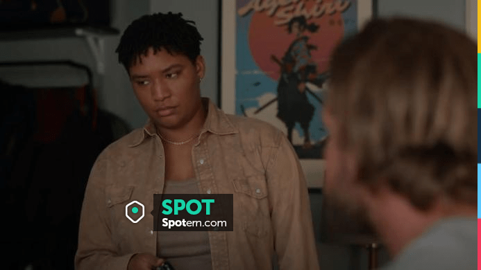 Wrangler Eli Tan Snap Shirt worn by Eve Edwards (Jules Latimer) as seen ...