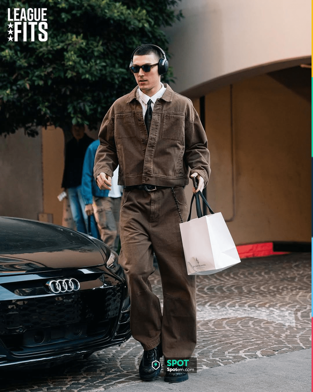 Bottega Veneta Black Intrecciato Lace Up Haddock Shoes worn by Tyler ...