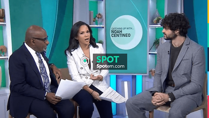 Veronica Beard Miller Stripe Wool Blend Dickey Jacket worn by Laura ...