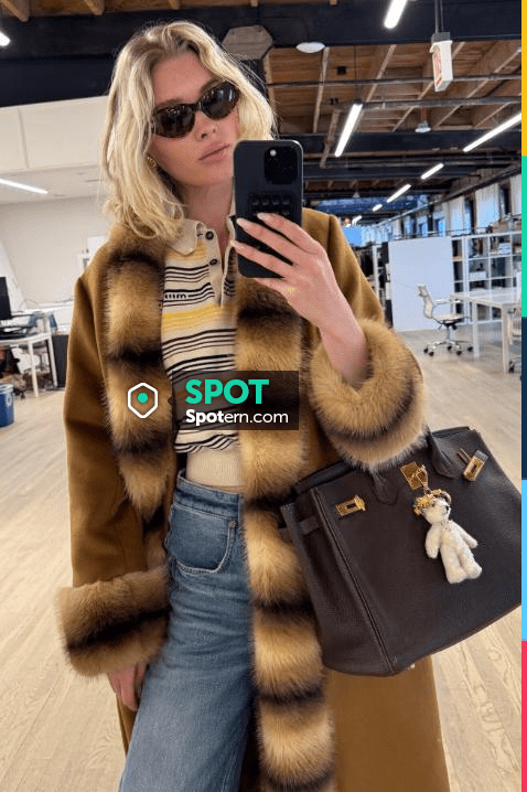 Malina x Anouk Yve Coat worn by Elsa Hosk on her Instagram Story on January 23, 2025 | Spotern