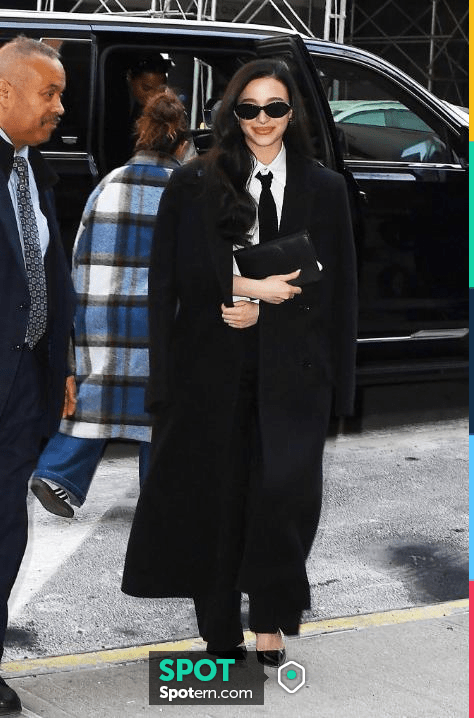 Manolo Blahnik BB Pumps worn by Mikey Madison at The Drew Barrymore ...