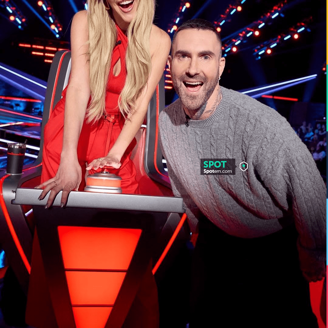 The Voice S27 Adam Levine Grey Sweater of Adam Levine on the Instagram ...