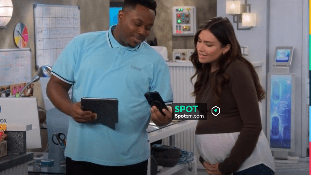 Ripe Maternity Sandy Detachable Nursing Knit Chocolate worn by Aileen ...