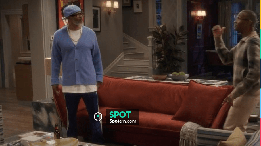 Needles Track Pant Blue Track Pants worn by Poppa (Damon Wayans) as ...