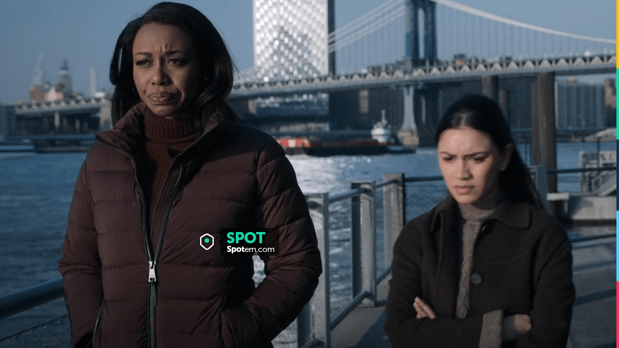 Dkny Faux Fur-Trimmed Quilted Shell Hooded Jacket worn by Catherine ...