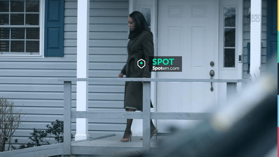 Max Mara Wool Coat with Belt worn by Catherine Weaver (Amanda Warren ...