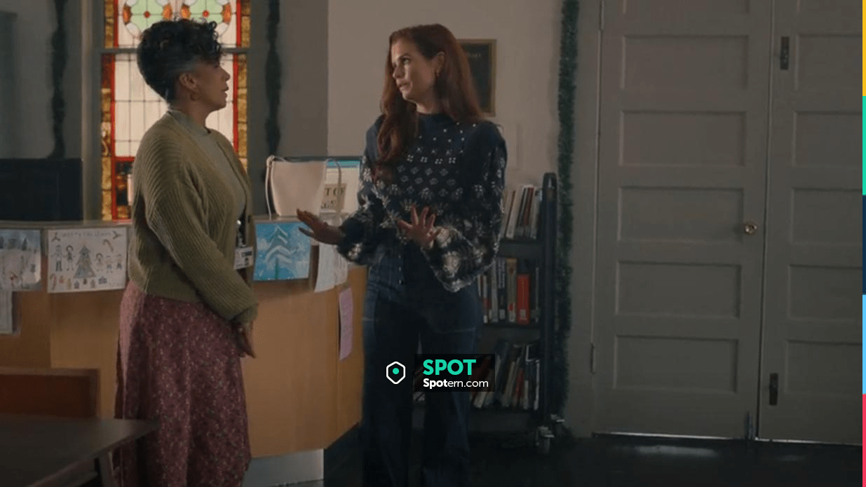 Cinq a Sept Long Benji Pants worn by Maddie Townsend (JoAnna Garcia) as seen in Sweet Magnolias ...