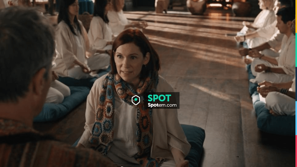 Uncommon Goods Patchwork Crochet Scarf worn by Elsbeth Tascioni (Carrie ...