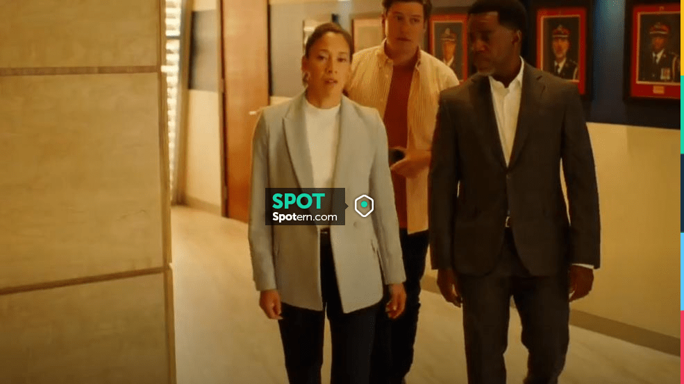 Na-Kd Recycled Double Breasted Blazer worn by Sarah Truong (Mayko ...