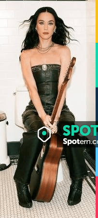 Area Studded Leather Slit Leg Pant worn by Katy Perry on her Instagram ...