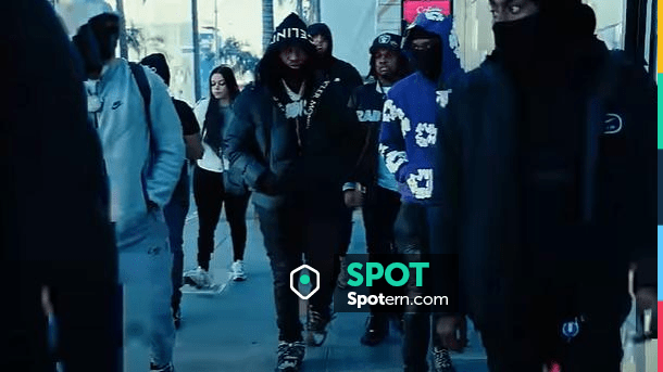 Amiri Black 'Stack' Jeans worn by EBK Jaaybo in EBK Jaaybo - The Biggest G (First Day Out ...