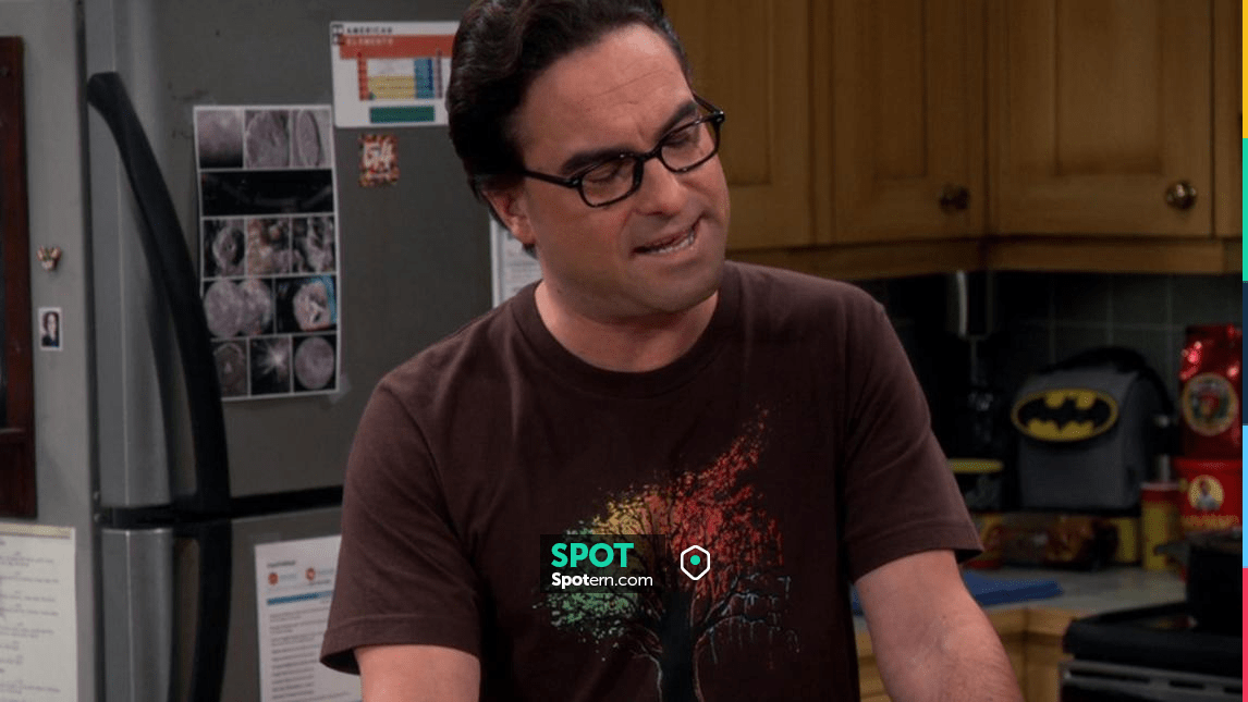 Colorful Fire Tree of Leonard Hofstadter (Johnny Galecki) in The Big ...