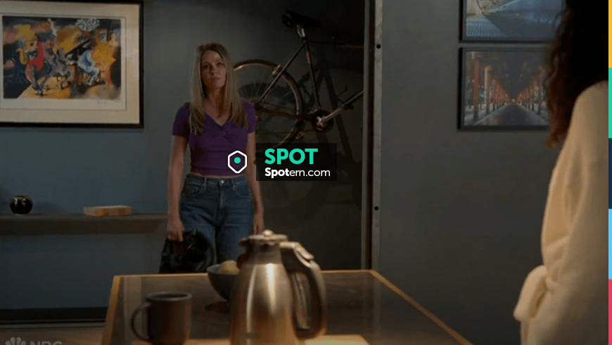 Sandro Knit Top worn by Lizzy Novak (Jocelyn Hudon) as seen in Chicago ...