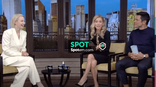 Dolce & Gabbana Leopard Trim Long Sleeve Sheath Dress worn by Kelly ...