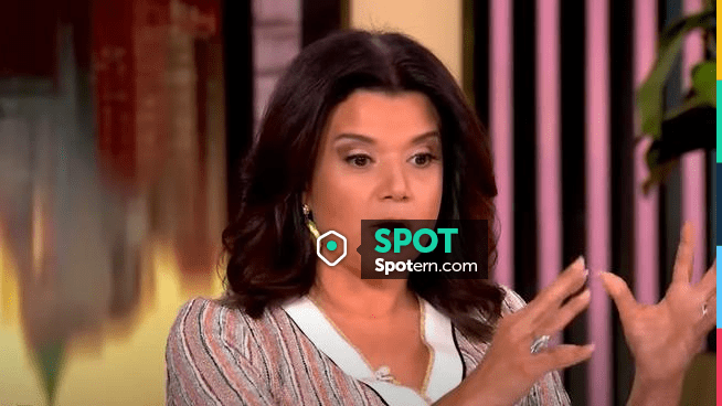 Jennifer Miller Textured Pearl Top Earrings worn by Ana Navarro as seen ...